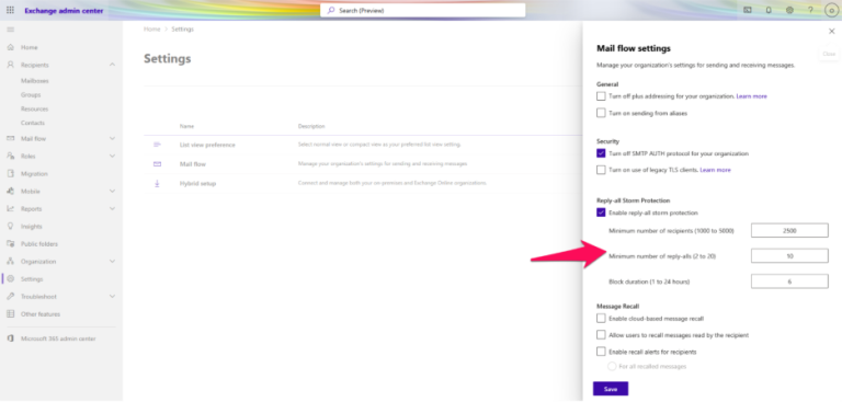 How to Enable Reply-All Storm Protection in Exchange Admin Center ...