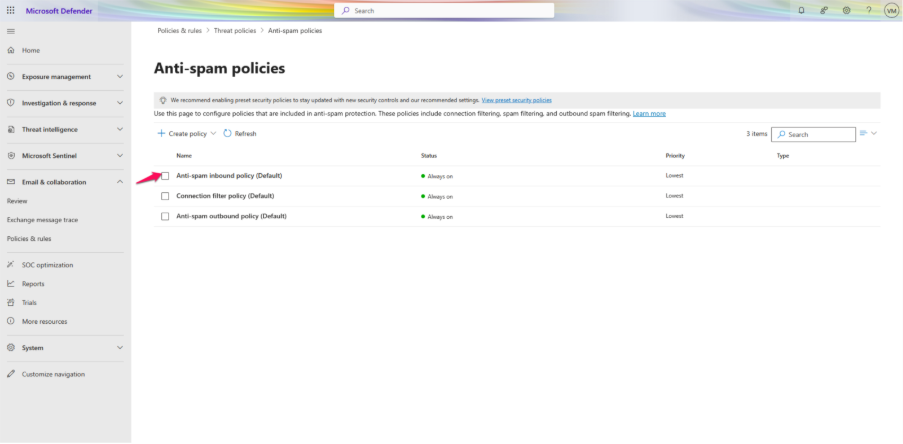 How to enable Zero-hour auto purge (ZAP)? - Oryon Knowledge Base